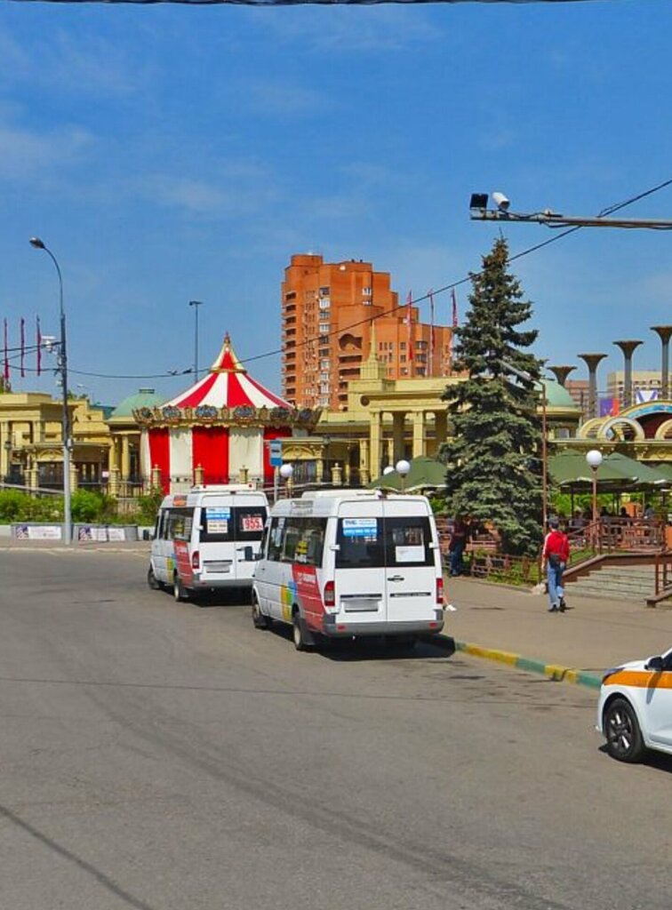 Toplu taşıma durağı Metro Kuzminki, Moskova, foto