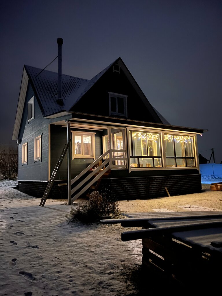 Yazlık ev inşaatı Kostroma Hut, Çuhloma, foto