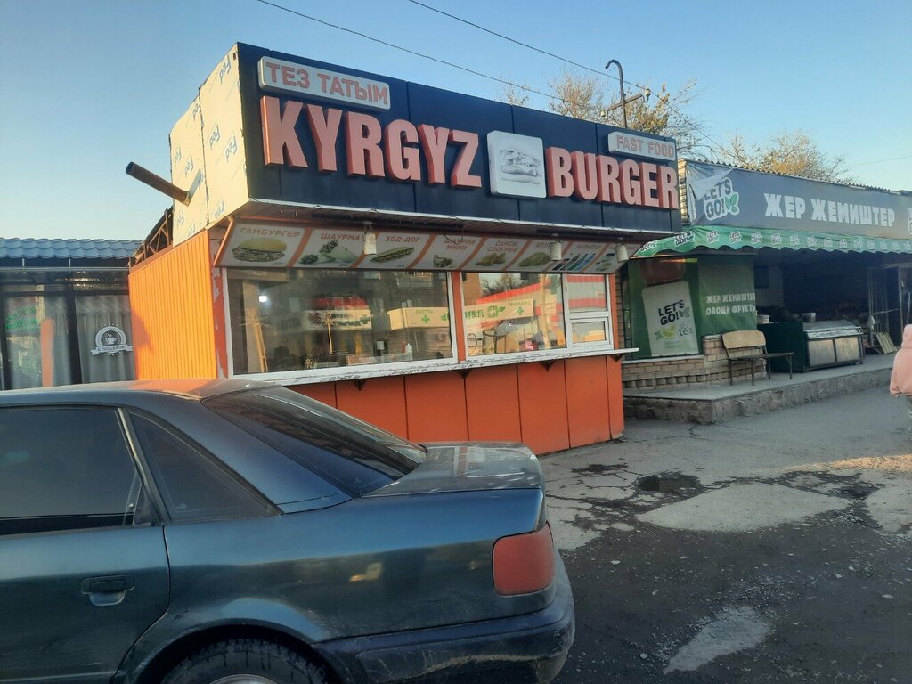 Fast food Kyrgyz Burger, Çuy ili, foto