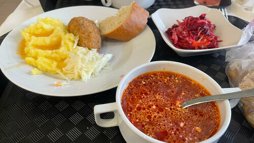 Kantin, yemekhane Krynitsa, Ivacevichi, foto