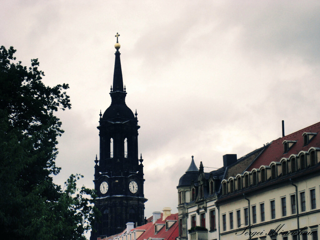 Protestan kilisesi Dreikönigskirche, Dresden, foto