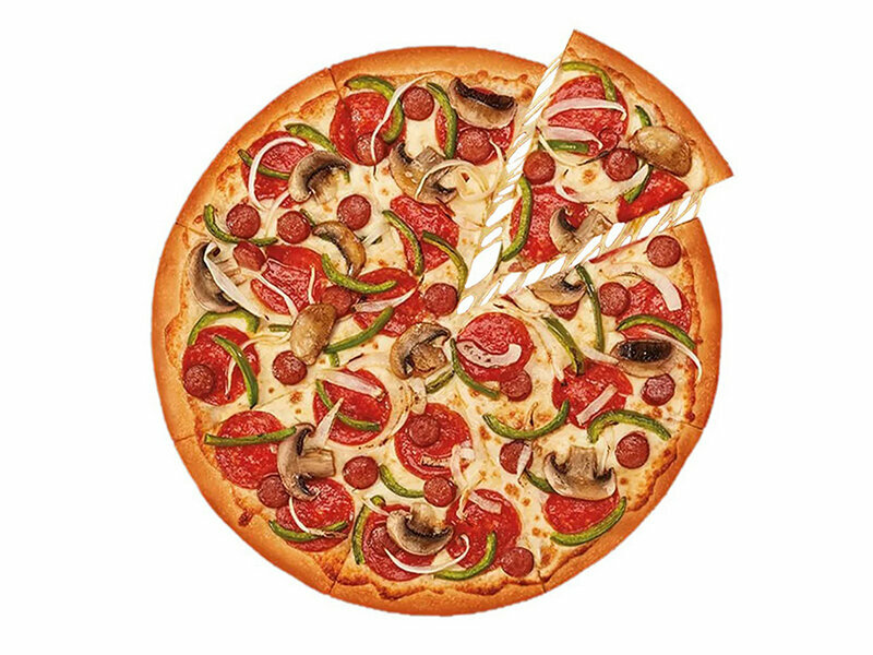 Pizzacılar Little Caesars Pizza, Moskova, foto