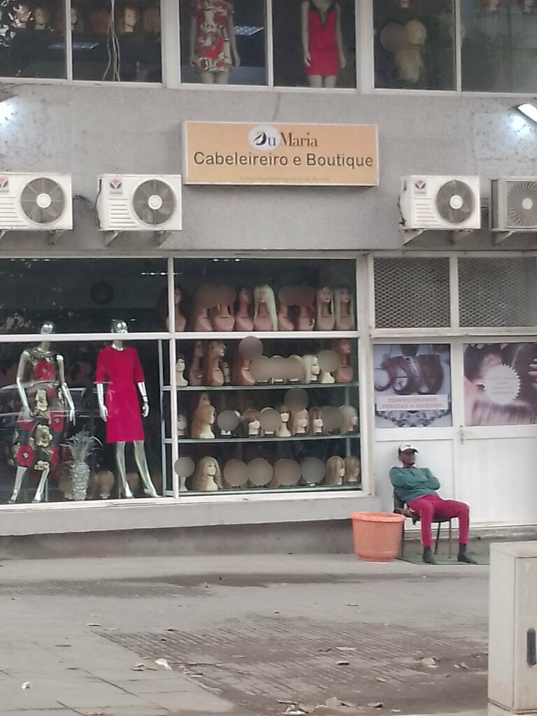 Peruk, kaynak, çıtçıtlı kaynak saç üreticileri Cabeleireiro e boutique, Loanda, foto
