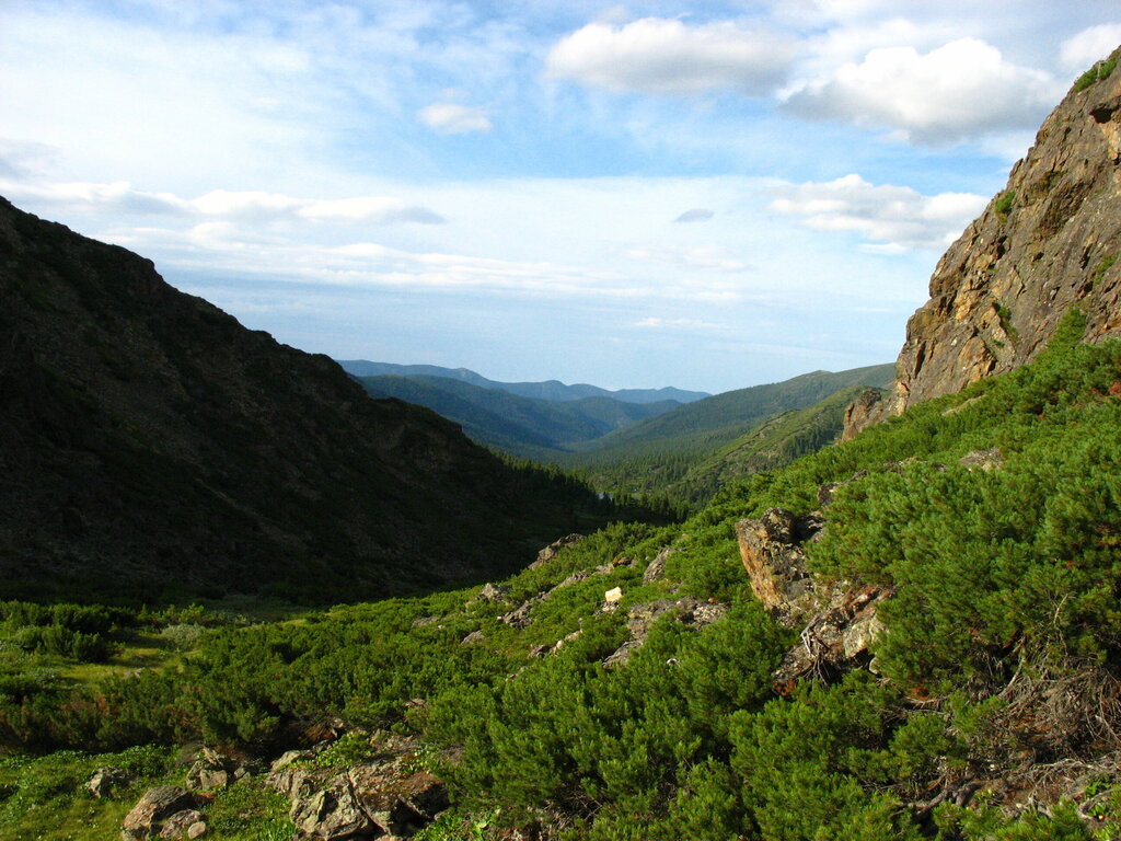 Dağ geçidi Перевал Лангутайские ворота, Buriatya, foto