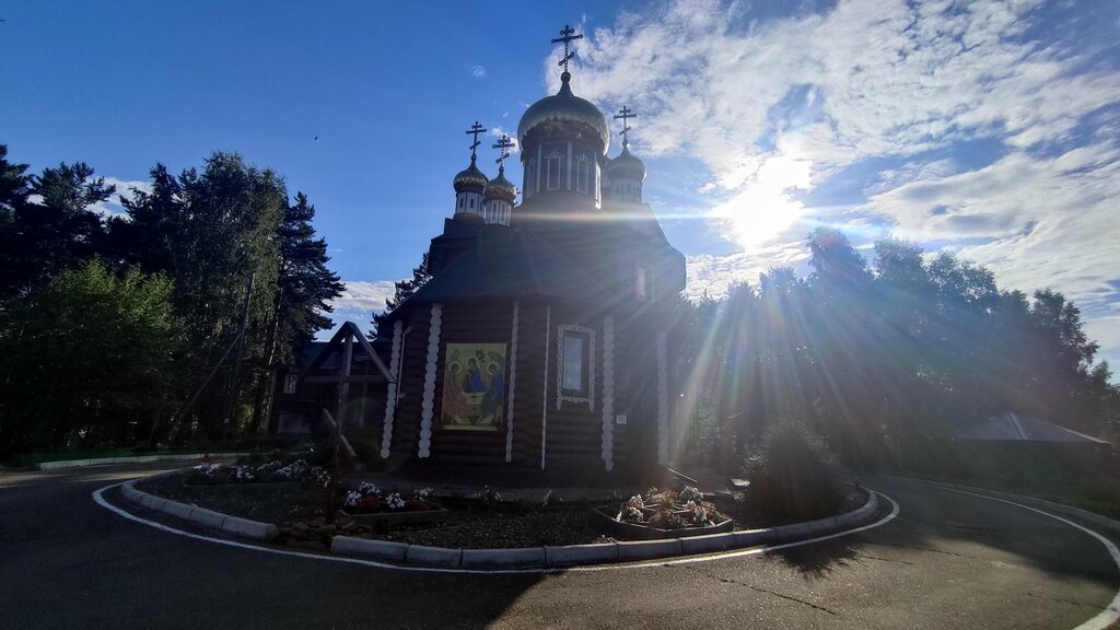 Ortodoks kiliseleri Church of All Siberian Saints, İrkutskaya oblastı, foto