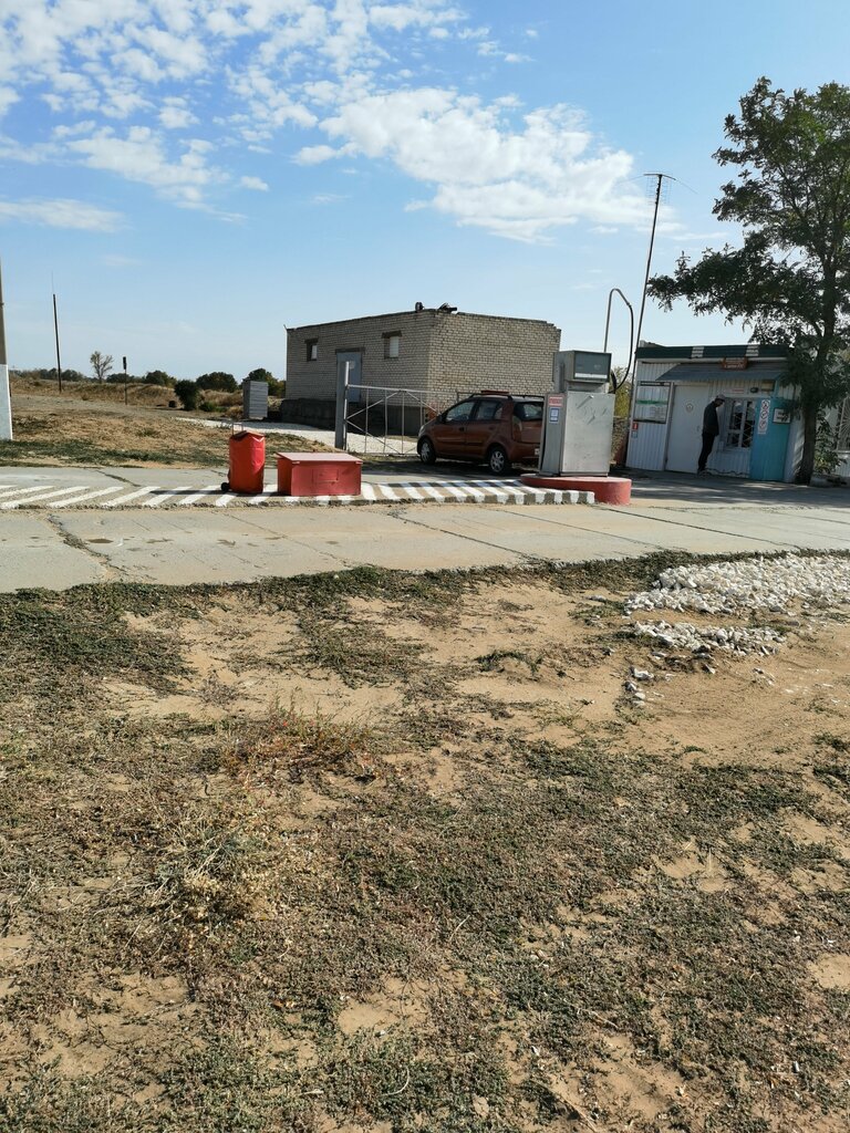 Benzin istasyonu АЗС, Volgogradskaya oblastı, foto