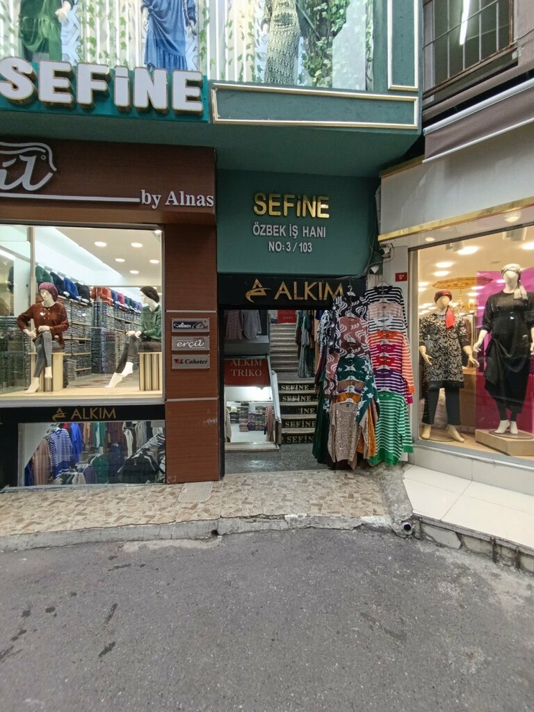 Giyim mağazası Alkım Tekstil, İstanbul, foto