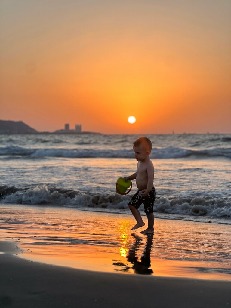 Plaj Ne'ot Kiryat Haim Beach, Hayfa, foto
