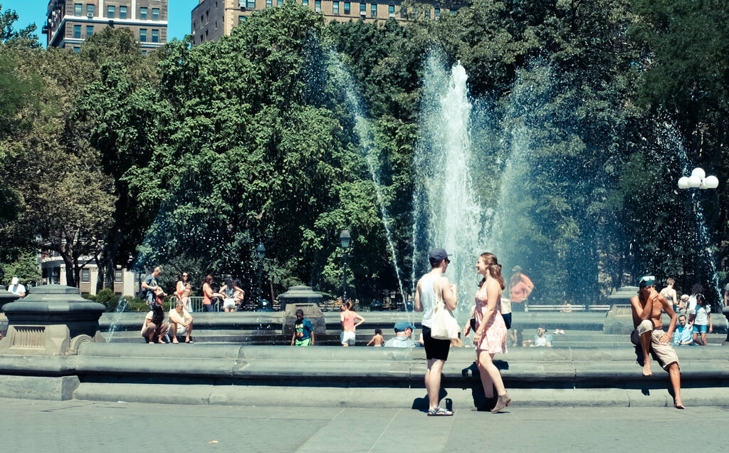 Kültür ve eğlence parkları Washington Square Park, New York, foto