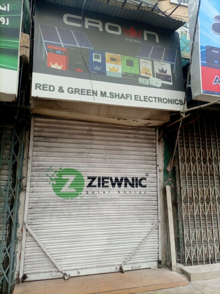 Elektronik eşya mağazaları Red and green M. Shafi electronics, Karaçi, foto