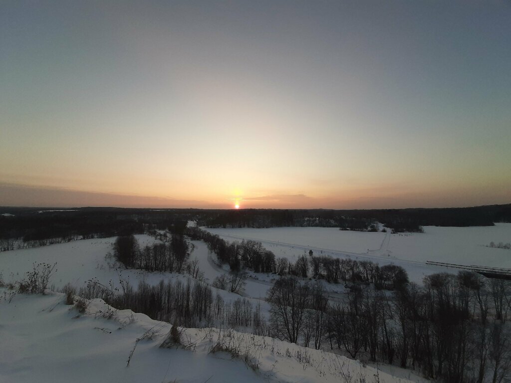 Turistik yerler Городище Княжая гора, Novgorodskaya oblastı, foto
