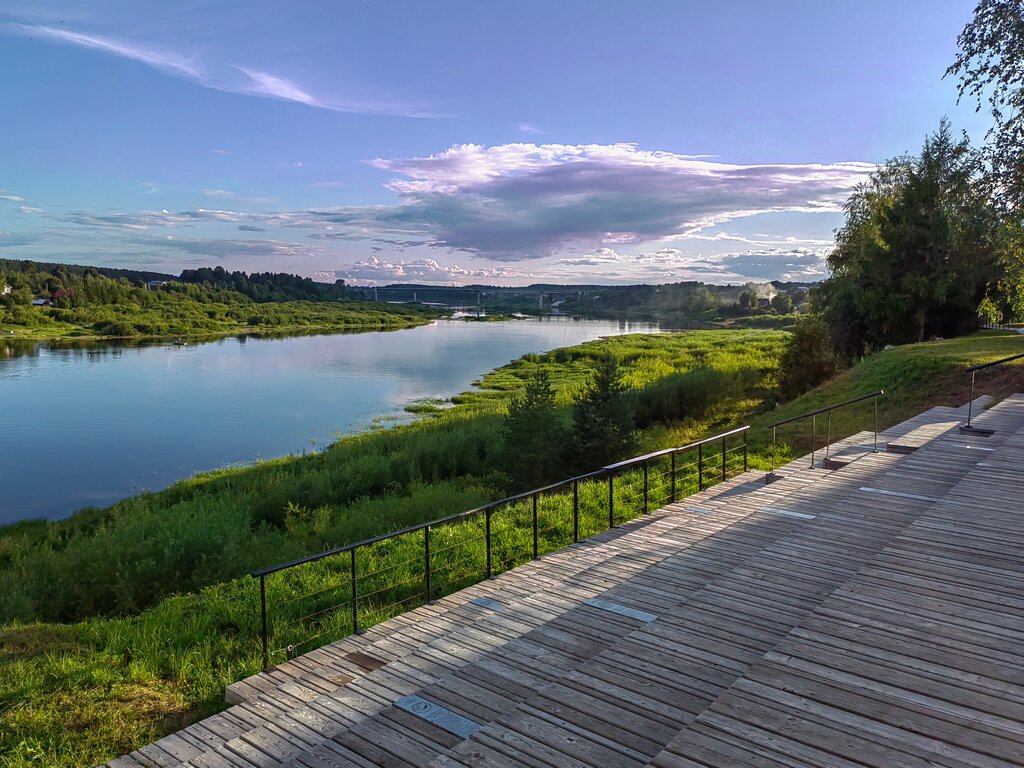 Seyir terası Смотровая площадка, Totma, foto