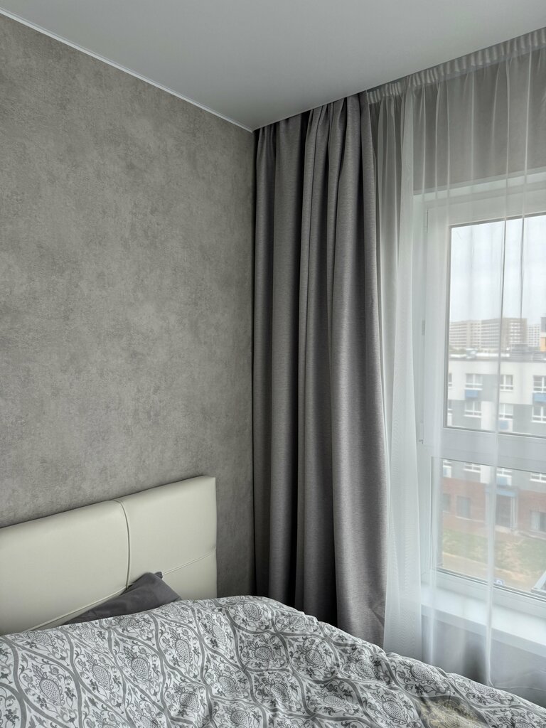 Perde ve korniş üreticileri Assambleya shtor, Moskova, foto