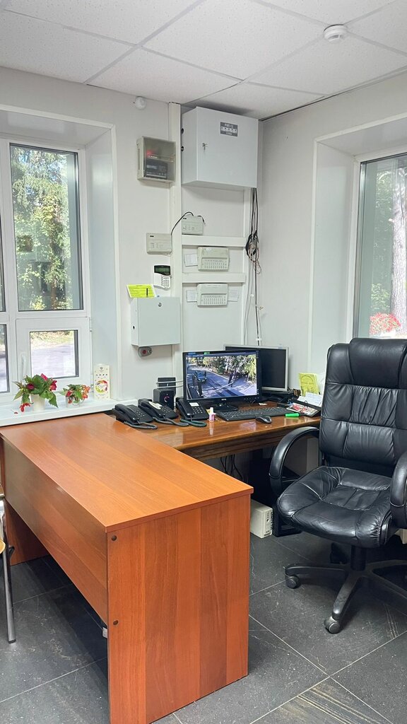 Geçiş noktaları, güvenlik kontrol alanı КПП пансионата Лесные дали, Moskova ve Moskovskaya oblastı, foto