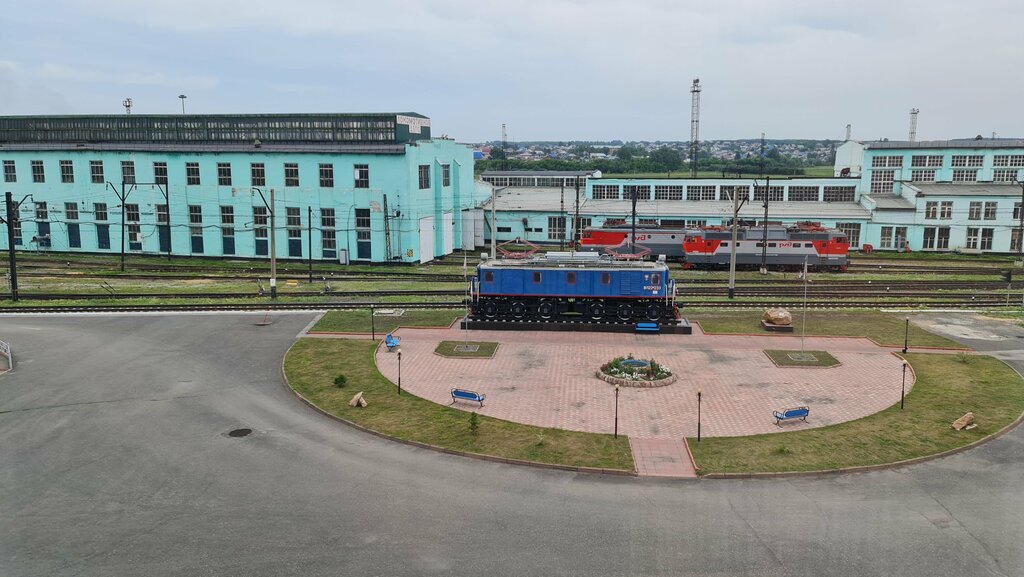 Teknoloji anıtı Электровоз ВЛ22, Belovo, foto