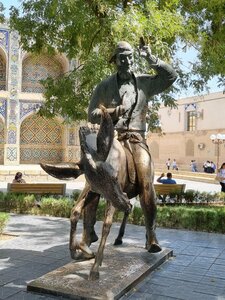 Hoca Nasrettin (Bukhara, Mekhtar Anbar Street), anıt, heykel  Buhara'dan