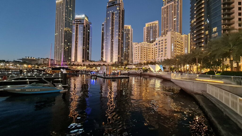 Turistik yerler Creek Harbour Promenade, Dubai, foto