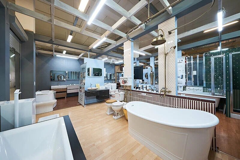 Banyo ve klozet mağazaları Sanbest, Moskova, foto