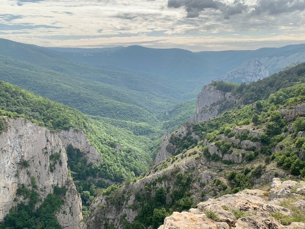 Doğa koruma alanı Государственный природный заказник регионального значения Большой каньон Крыма, Kırım Cumhuriyeti, foto
