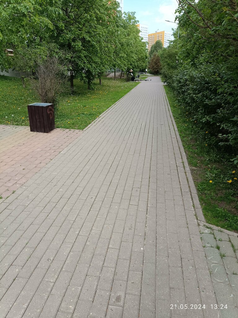 Park, sokak heykeli Радужная аллея, Vidnoye, foto