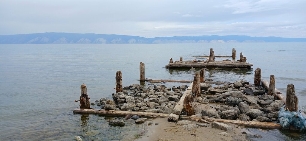 Turistik yerler Сгоревший причал, İrkutskaya oblastı, foto