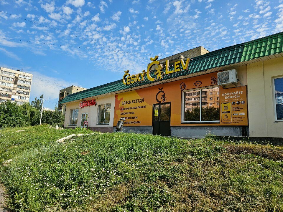 Bira dükkanı Cesky Lev, Orel, foto