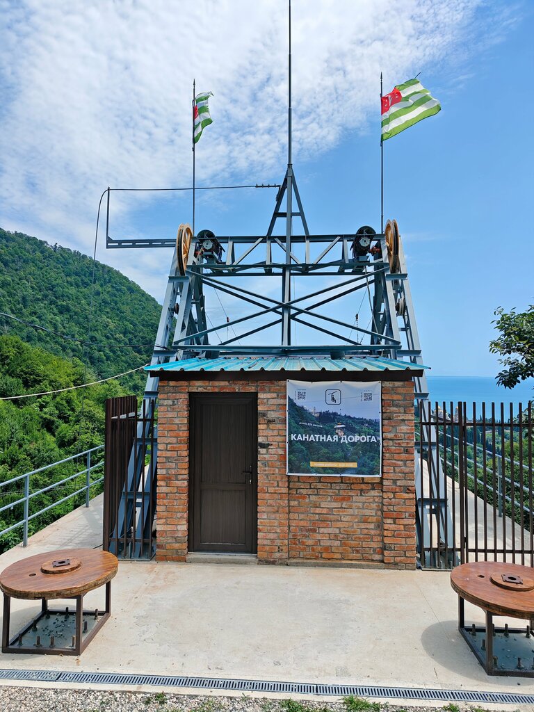 Füniküler Станция канатной дороги, Gudauta Bölgesi, foto