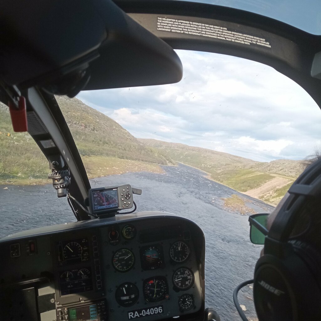 Helikopter pisti вертолётная площадка Харловка, Murmanskaya oblastı, foto