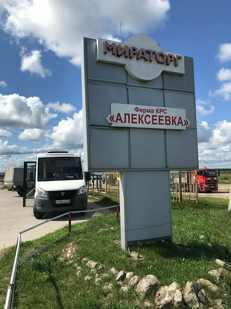 Hayvancılık Ферма крупного рогатого скота Алексеевка агропромышленного холдинга Мираторг, Kalujskaya oblastı, foto