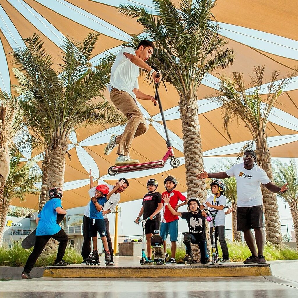 Kaykay parkı XPark by Etisalat, Dubai, foto