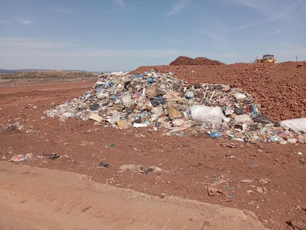 Atık depolama alanı Полигон твердых бытовых отходов, Başkurdistan, foto