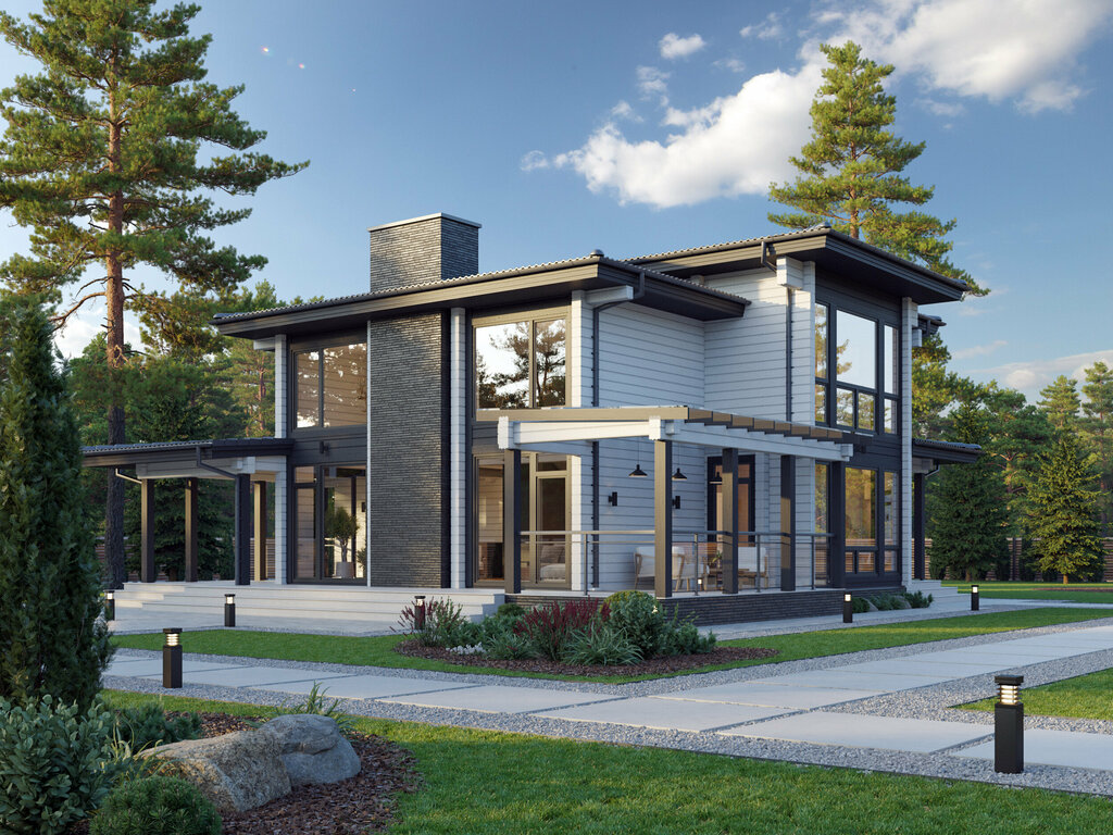 Yazlık ev inşaatı Трилогия, Moskova, foto