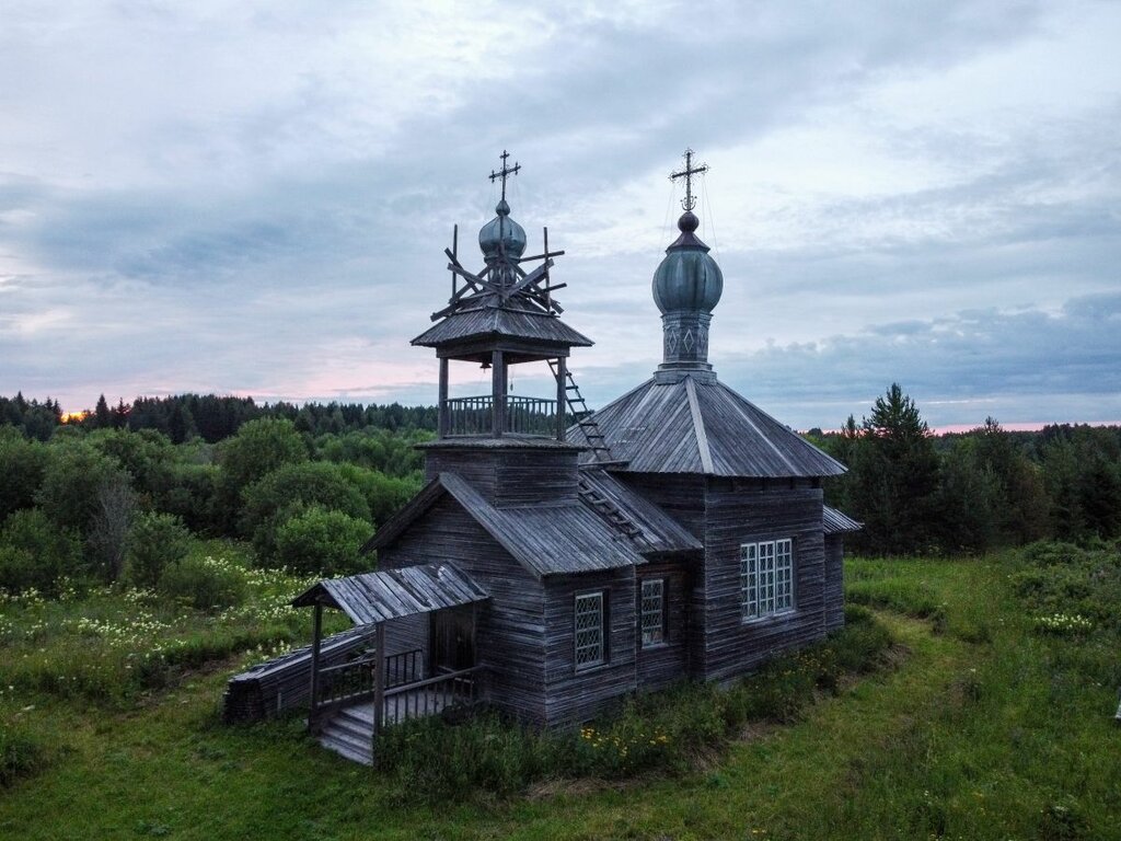 Ortodoks kiliseleri Церковь Димитрия Солунского, Arhangelskaya oblastı, foto