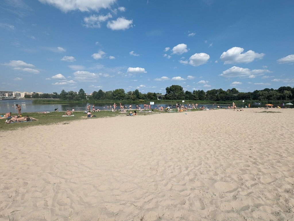 Plaj Центральный левобережный пляж, Brest, foto