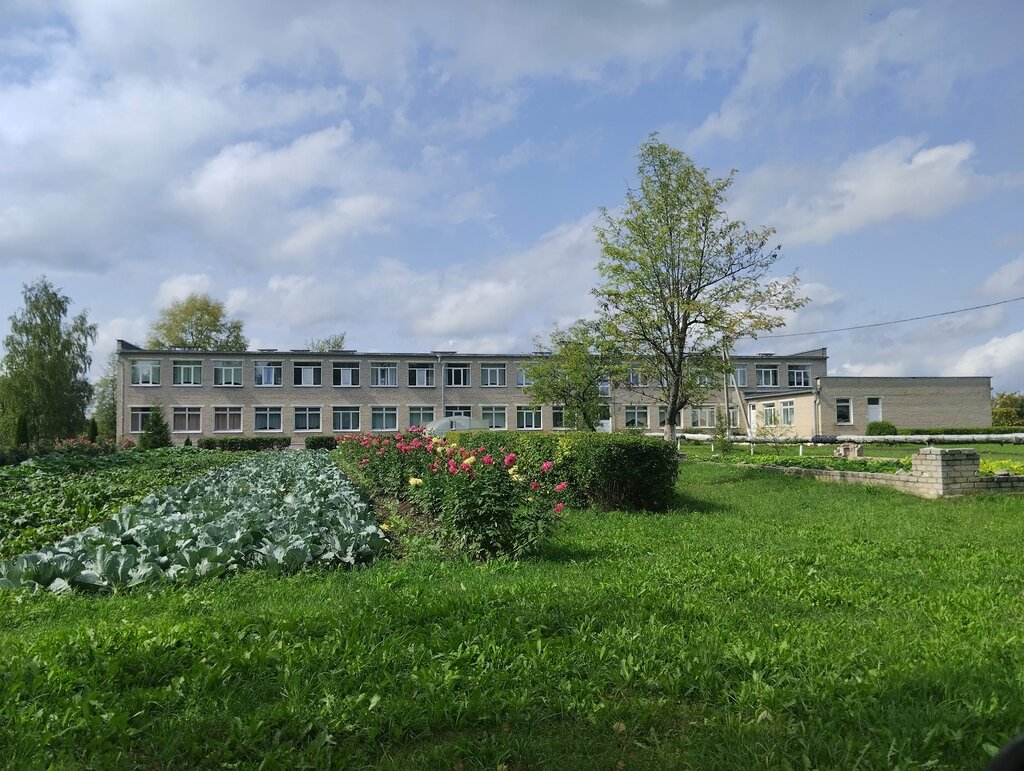 Ortaokul Gyo Psyevskaya srednyaya shkola Glybokskogo raiona, Vitebskaya oblastı, foto