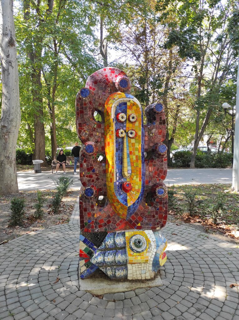 Park, sokak heykeli Спрут, Sevastopol, foto