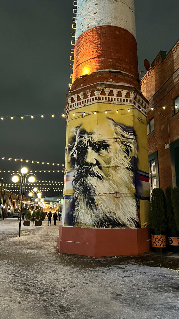 Sokak sanatı Граффити Лев Толстой, Tula, foto