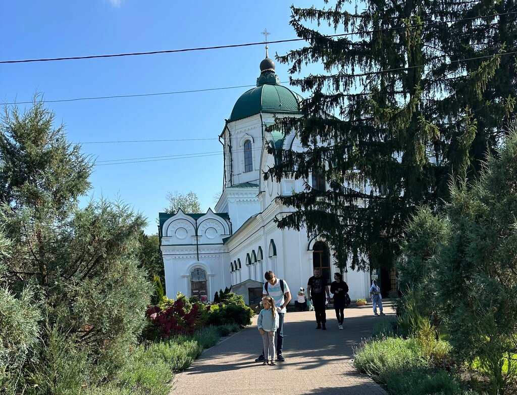 Ortodoks kiliseleri Sobor Preobrazheniya Gospodnya V Tolshevskom Spaso-Preobrazhenskom monastyre, Voronej, foto