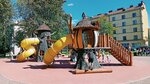 Playground (Leningrad Region, Vyborg, sad Skulptur), oyun alanı  Vyborg'dan