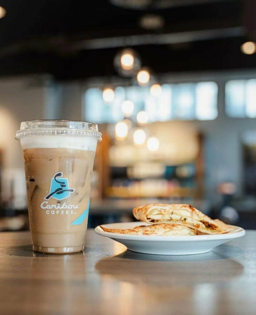 Kahve dükkanları Caribou Coffee, Sharjah, foto