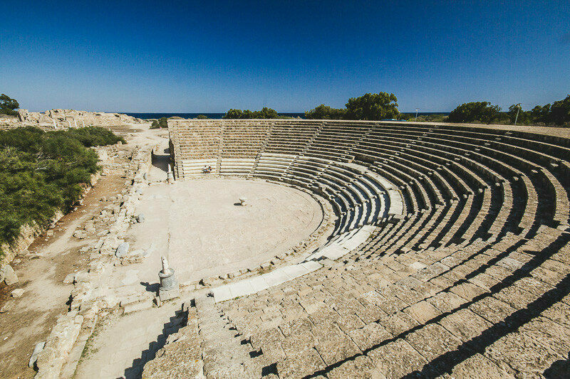 Turistik yerler Амфитеатр древнего города Саламис, Gazimağusa (Mağusa), foto