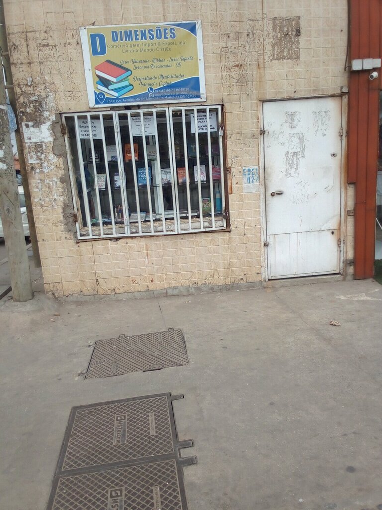 Kırtasiyeler Dimensões, livraria mundo cristão, Loanda, foto