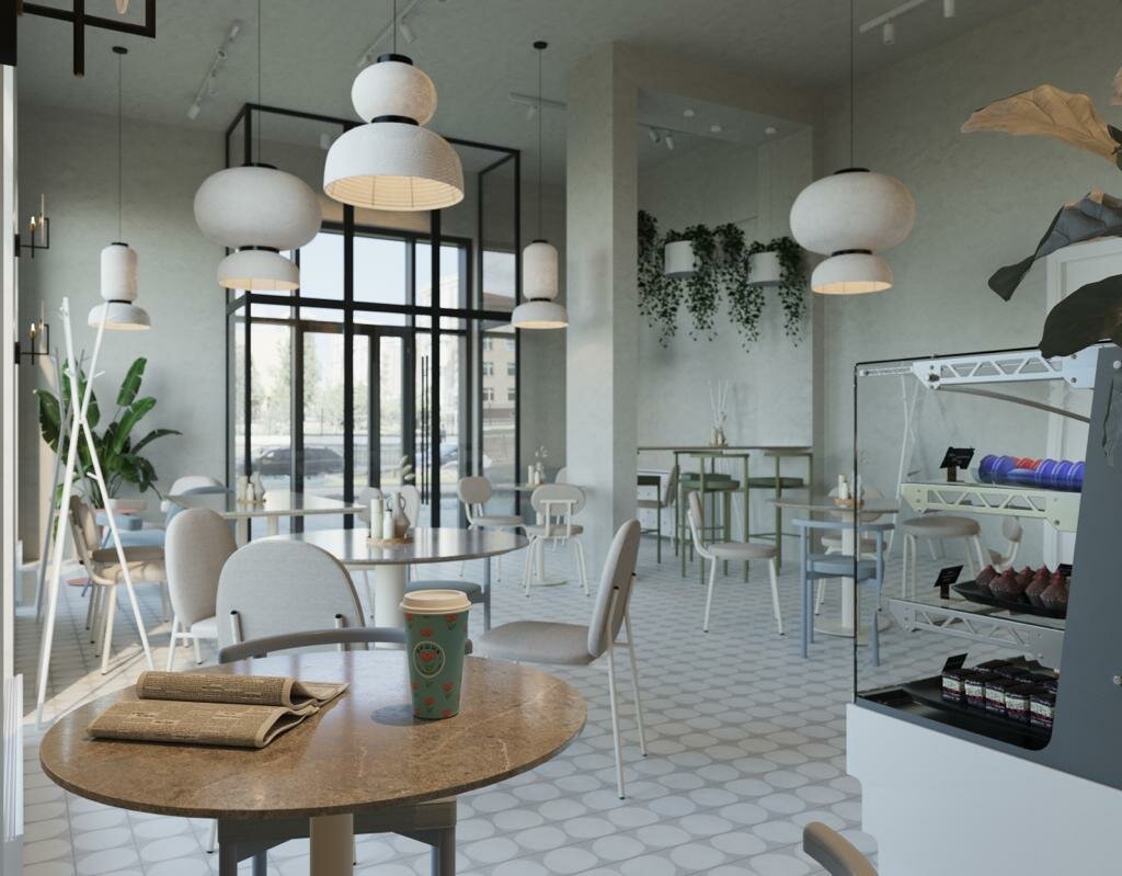 Kahve dükkanları Letus Coffee, Astana, foto