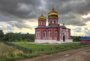 Church Vvedeniya Presvyatoy Bogoroditsy vo Khram V Verkhoupye (Tula Region, Volovskiy rayon, selskoye poseleniye Dvorikovskoye, selo Verkhoupye), ortodoks kiliseleri  Tulskaya oblastından