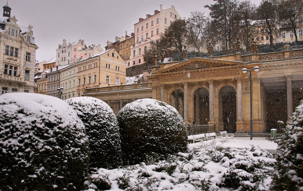 Pınar, çay Pramen knížete Václava II, Karlovy Vary, foto