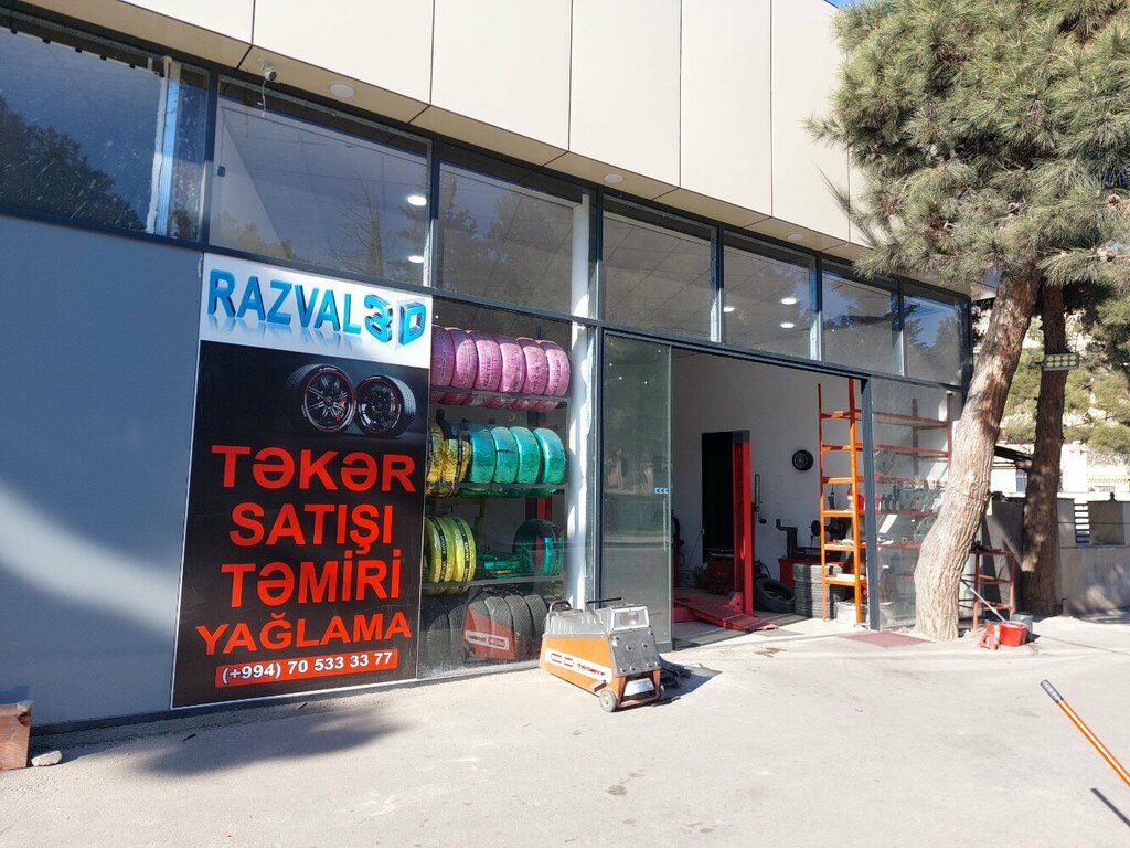 Oto lastik tamiri Razval Balans, Bakü, foto