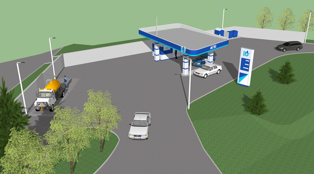 Otogaz dolum istasyonu PromGaz, Atırav, foto
