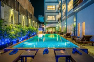 Romantic Angkor Residence (Krong Siem Reap, Wat Bo Street), otel  Siem Reap'tan