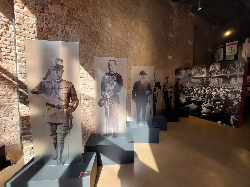 Park, sokak heykeli Botter Han, İstanbul, foto