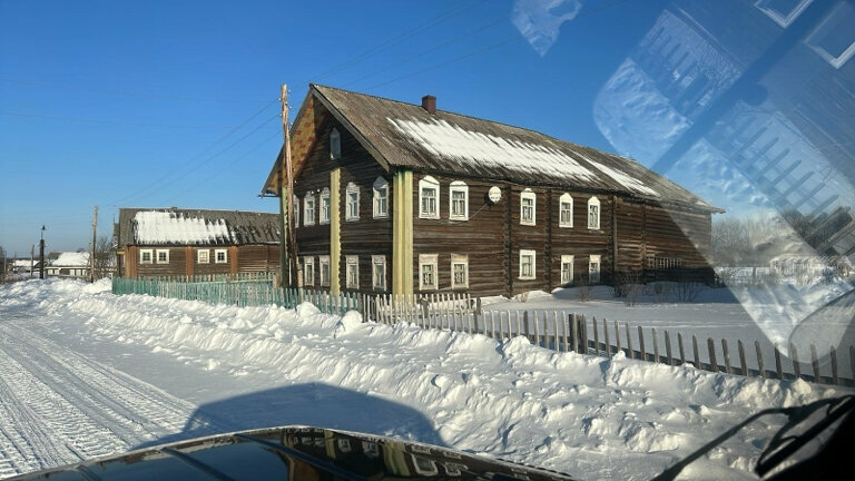 Turistik yerler Дом Хлоповых, Arhangelskaya oblastı, foto